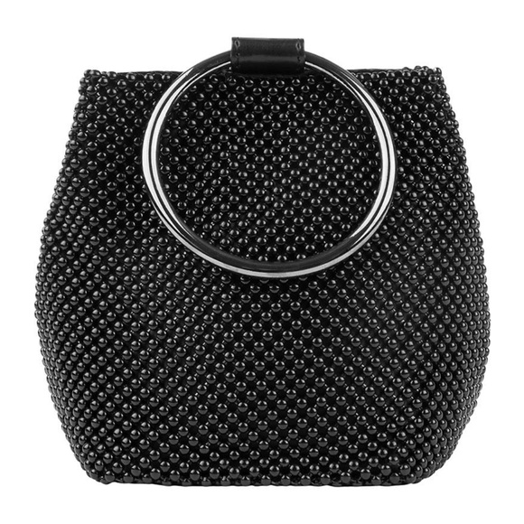 Jessica McClintock | Bags | Jessica Mcclintock Satin Gwen Ball Mesh ...